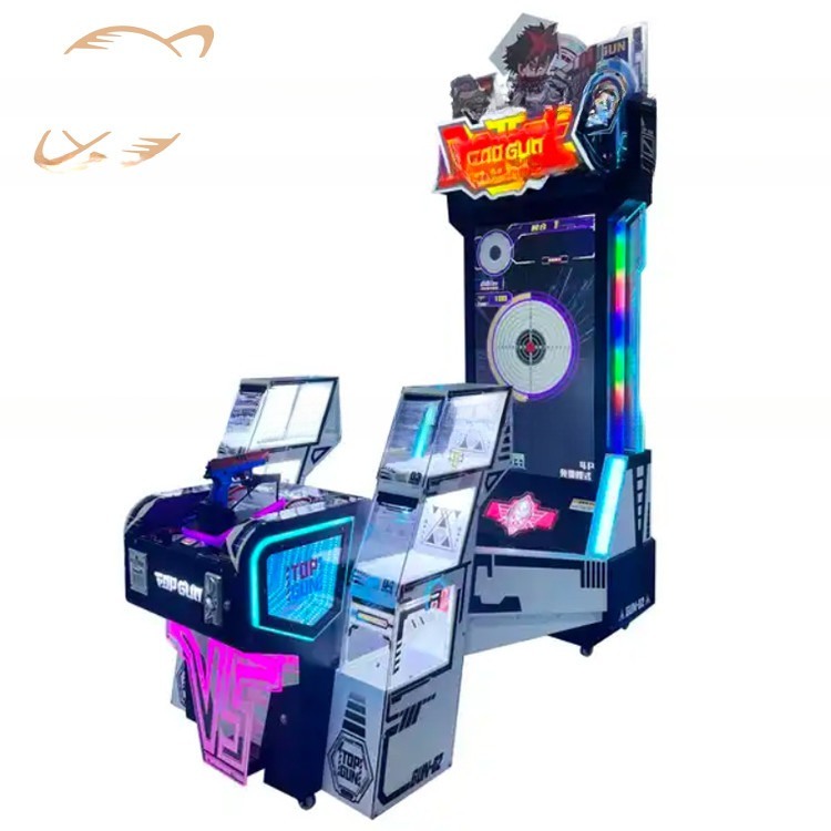 2 Players Interactive Shooter Arcade Machine With Color Luminous