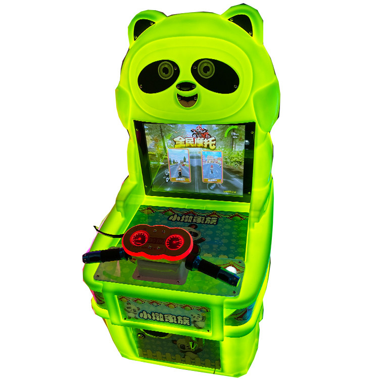 Children Panda Custom Arcade Cabinet Coin Operated Game Machine For ...