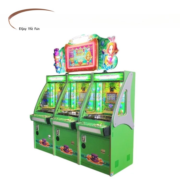 Electronic Coin Pusher Game Machine Three Players For Game Zone
