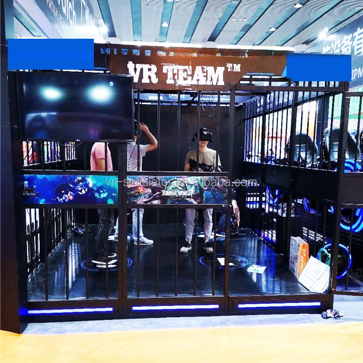 380V 9d Virtual Reality Simulator 4 Person Big Shooting Room